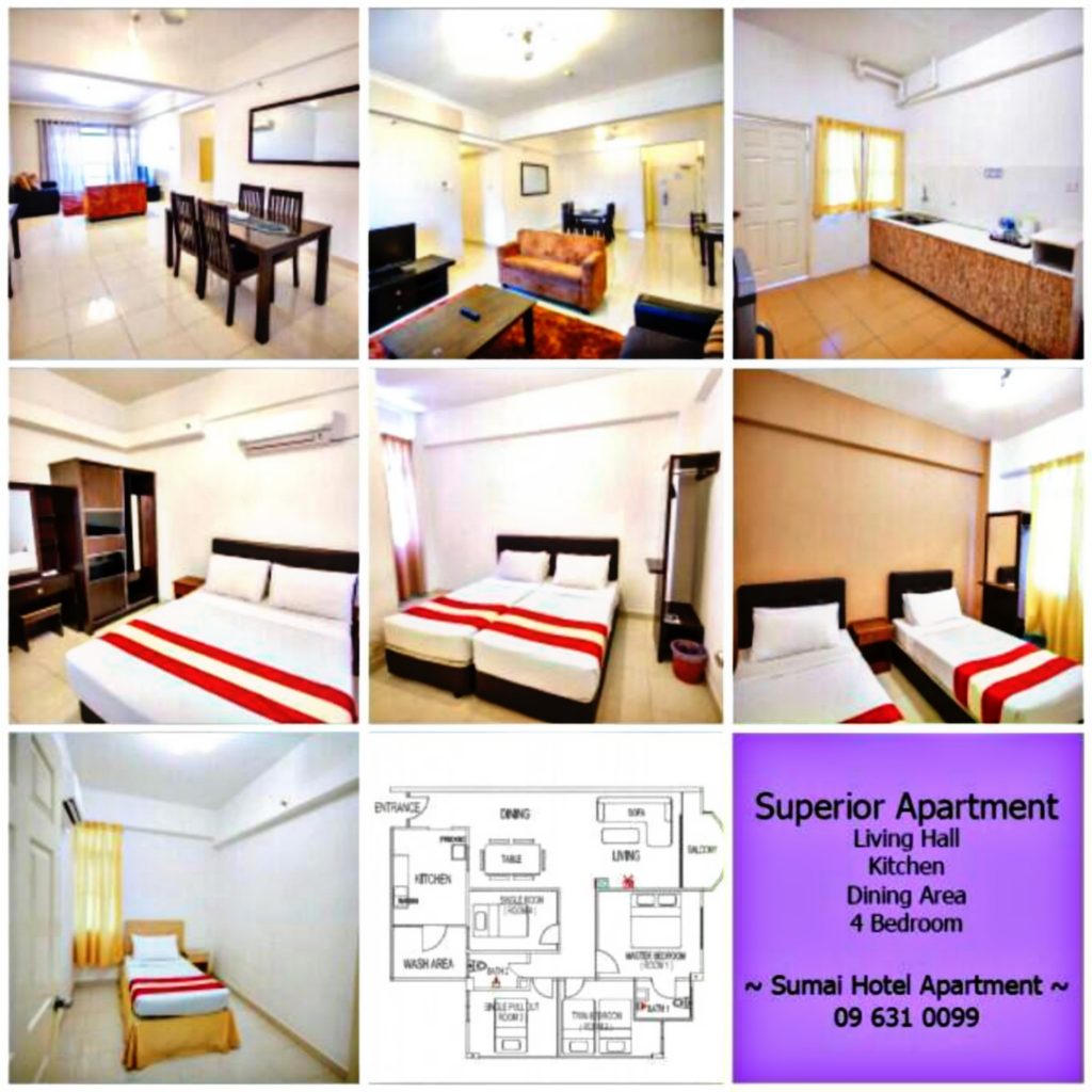 4 - Bedrooms Apartment (Accommodation Only) | Sumai Hotel & Apartment